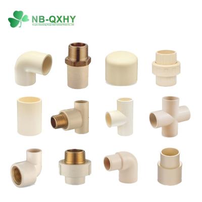 Cina Fittings per tubi in CPVC della norma ASTM per l'approvvigionamento idrico in ottone e plastica in vendita
