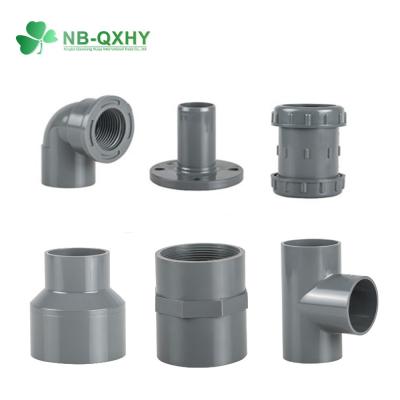 Cina CPVC Pn16 Fittings a pressione PVC tubo 45 gradi gomito di plastica gomito bianco e blu in vendita