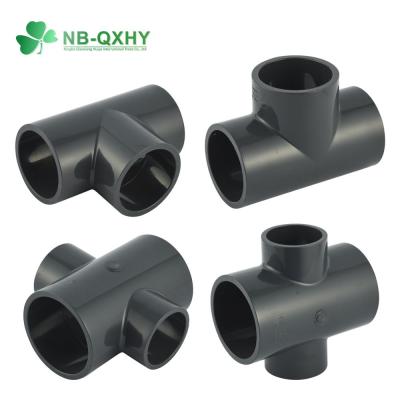 中国 20mm から 400mm DIN 標準 Pn16 PVC フィッティング コンネクタ 均等ティ クロスティ 模具 販売のため