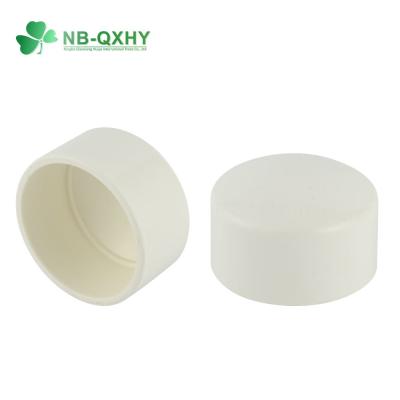 Cina 1/2 pollice a 4 pollici PVC Pipe Fitting Sch40 Plastic End Cap con Round Head Code Design in vendita