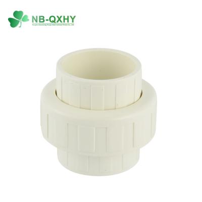 Cina Blu Personalizzazione Plastico UPVC ASTM Sch40 PVC Pipe Fitting Unione Richiesta personalizzata in vendita