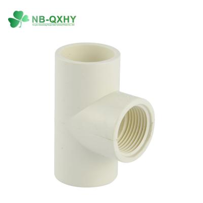 Cina Plastico UPVC ASTM Sch40 PVC Pipe Fitting Reducer Tee per la lunga durata e la connessione in vendita