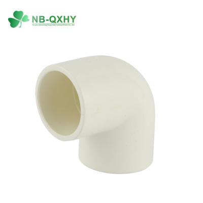 Cina Pipe in PVC in plastica UPVC ASTM Sch40 con montatura a 90 gradi gomito 1/2