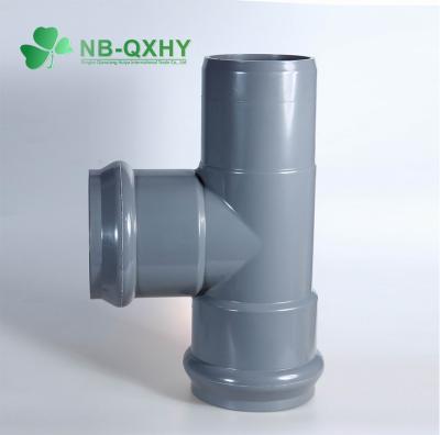 Cina Fitting grigio UPVC Fitting idraulico con gomma DIN Standard Pn10 QX Pressure Rating in vendita