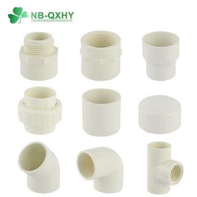 Cina Protezione UV Sch40 90 gomiti PVC Pn16 Sch40 Flanche di tubi di plastica in vendita