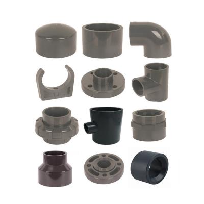 Cina Plastico PVC UPVC CPVC Pn16 DIN/GB Standard Elbow con materiale resistente alle radiazioni UV in vendita