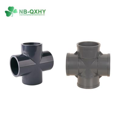 Cina Acqua calda PVC riduttore uguale gomito Y industria DN15/20/25 UPVC Croce Pn16/10 DIN superiore in vendita
