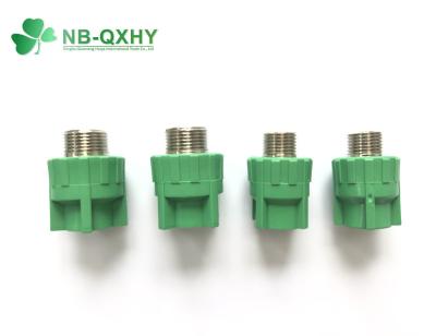 Cina DIN Standard PPR Male Coupling Threaded Plastic Pipe Fitting per la struttura di controllo in vendita