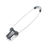Quality Plastic ADSS Drop Cable Anchor Clamp for FTTH Network 260mm Loop Length Durable Material for sale