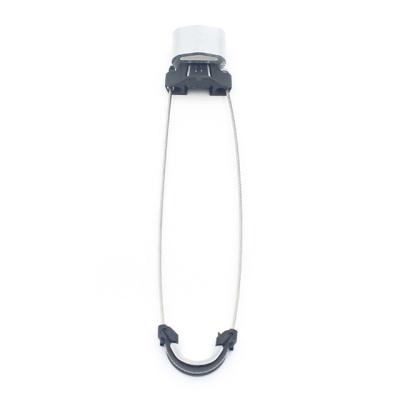 Plastic ADSS Drop Cable Anchor Clamp for FTTH Network 260mm Loop Length Durable