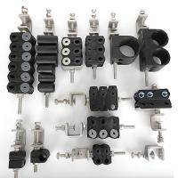 Quality Black Finish 304 Stainless Steel Double Hole Fiber Cable Hangers RF 1/2