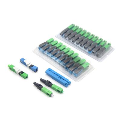 Fiber Adapter Connectors SC APC UPC Fast Connector for Field Mounting in FTTH