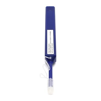China Universal 1.25mm Bule Fiber Optic Cleaner Pen For LC MU Connectors for sale