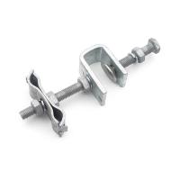 Quality Galvanized Steel Down Lead Clamp Metal ADSS For Pole And Tower for sale