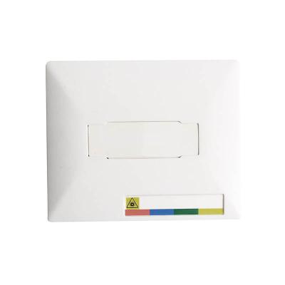 China White 4-Port FTTH Terminal Box with SC LC Adapters for sale