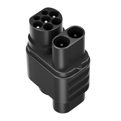 China e-mingze factory wholesale direct supply of DC charging adapters CCS2 to CCS1 electric vehicle connector fast charging adapters for sale