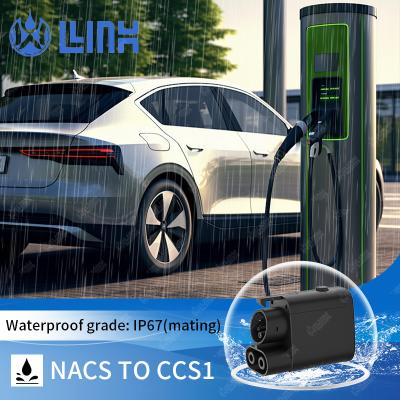 China Factory Direct Dc Fast Charging Tesla to Ccs1 Socket Plug 200a Nacs to Ccs1 Adapter for Tesla for sale