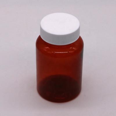 中国 透明なシリンダー形サプリメント薬剤容器のためのスクリューキャップ200mlPETボトル 販売のため
