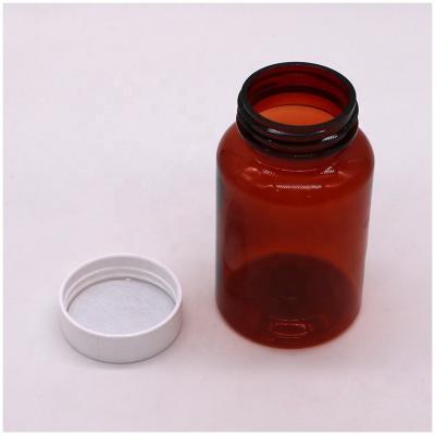 中国 透明なシリンダー形サプリメント薬剤容器のためのスクリューキャップ200mlPETボトル 販売のため