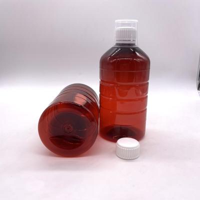 Cina Bottiglia di cilindro in plastica PET da 500cc per integratori di liquidi per la medicina 500ml/16.9oz Forma rotonda in vendita
