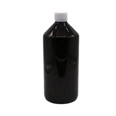 Cina Liquid Medicine 1000 ml Bottiglia di plastica PET translucente marrone scuro con tappo a prova di manomissione in vendita