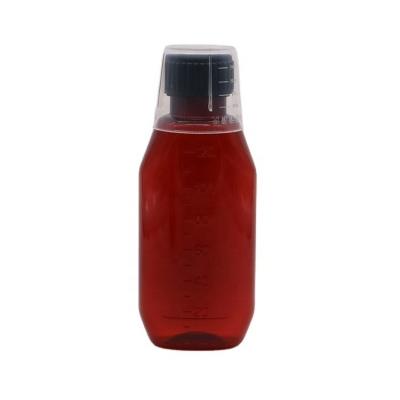 Cina CONTENITORE OVALE AMBER 120 ml con cappuccio di sicurezza per bambini e sciroppo d'acero in vendita