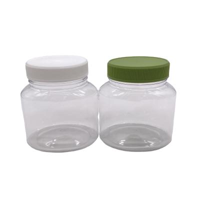 Cina Materiale di base PET 250 ml Bottiglia di plastica a colori personalizzabili per alimenti Caffè Alimenti per animali domestici in vendita