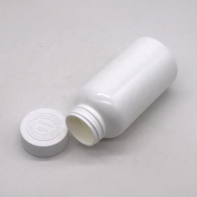 중국 200mL 둥근 모양 HDPE 플라스틱 알약 보관 병 판매용