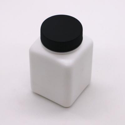 중국 HDPE 목걸이 사각형 모양 고체 분말 의약품용 맞춤형 색상 빈 알약 병 판매용