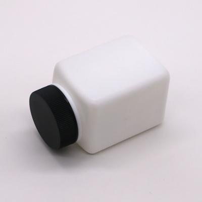 중국 HDPE 목걸이 사각형 모양 고체 분말 의약품용 맞춤형 색상 빈 알약 병 판매용