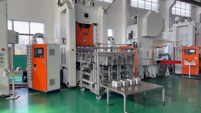 80ton Pressure Aluminum Foil Container Machine With PLC Control System