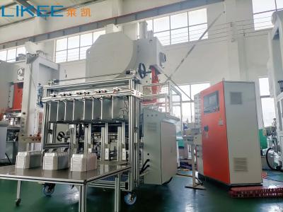 중국 미쓰비시 PLC 제어 3 홀리 알루미늄 엽 컨테이너 생산 라인 LK-T63 판매용