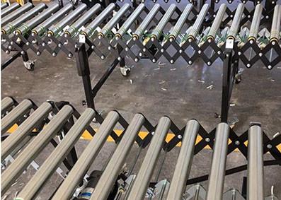 China Zhengzhou Generate Machinery Expandable Roller Conveyor for Truck Loading and Unloading for sale