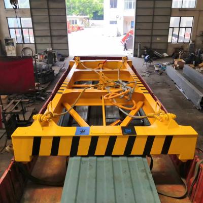 China Heavy Duty Lifting Frame for ISO Containers Semi-automatic Container Spreader 20ft 40ft ISO Lifting Frame for sale