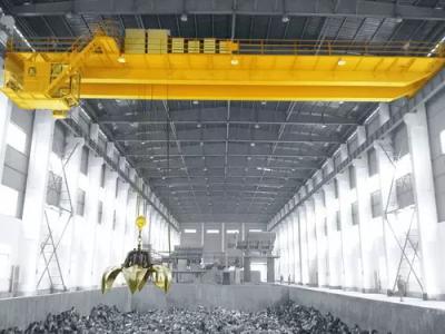 Cina tipo elettromagnetico della gru di gru a benna 10/10T QP per la miniera 50Hz di Henan in vendita