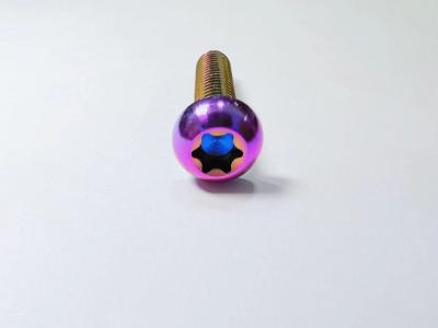 Cina Bullone dado in titanio M6 * 25mm con testa Torx interna in vendita