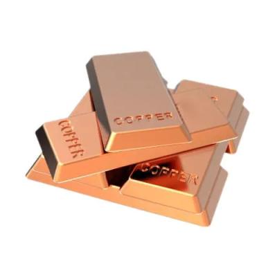 Cina Factory Wholesale 99.995% Copper Ingots/Bars With Red/Yellow Color in vendita