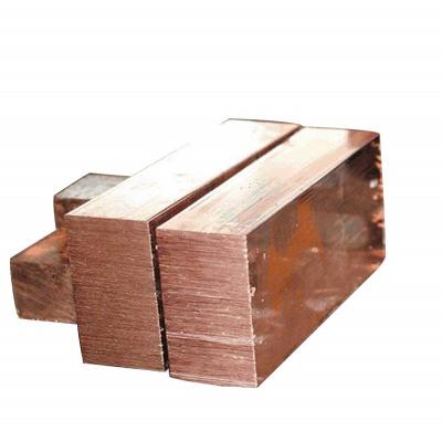 Cina Standard Copper Ingots With High Tensile Strength In Cuboid Shape Made In China in vendita