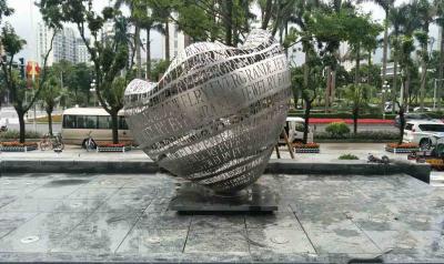 Chine Le jardin extérieur de sculpture en métal de décoration d'acier inoxydable ornemente des statues à vendre