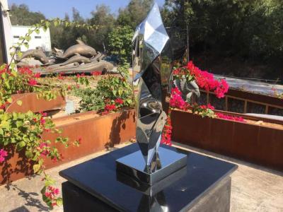 Κίνα Πολύεδρα εσωτερικά γλυπτά μετάλλων, εσωτερικά αφηρημένα γλυπτά τέχνης μετάλλων προς πώληση