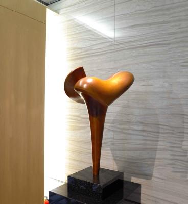 Chine Finissage d'intérieur grand peint par surface d'en cuivre d'abrégé sur bronze de fonte de statues à vendre