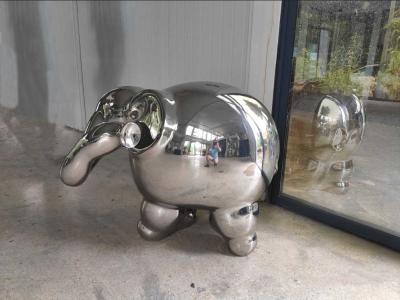 Chine L'ODM/OEM abstraits acceptent la statue de sculptures en animal en métal pour le décor de jardin à vendre