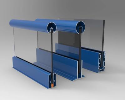 Cina Struttura di supporto in lega di alluminio per ringhiera di vetro senza cornice elegante in vendita