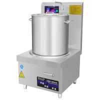Quality Electromagnetic High Back Soup Stove Restaurant Cooking Range Commercial for sale