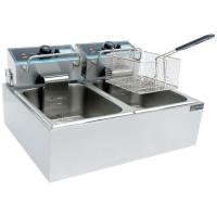 Quality Counter Top Commercial Deep Fryer Dual Tank Electric Fryer For Restaurant for sale