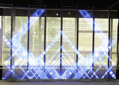 Cina 1/6 di vetro trasparente di LED di ricerca della finestra magica fissa dell'interno dell'esposizione ha condotto lo schermo in vendita