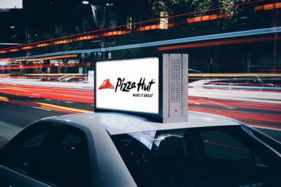 Cina Schermo superiore del cellulare LED di Digital del taxi del passo 5mm del pixel che annuncia alta luminosità impermeabile in vendita
