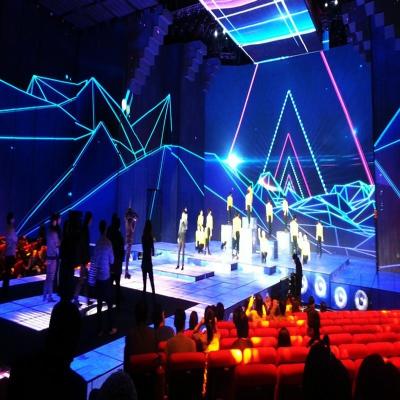 China IP65 de openluchthuur LEIDENE Vertonings Hoge Helderheid Waterdichte 1920Hz voor Stadium toont Te koop