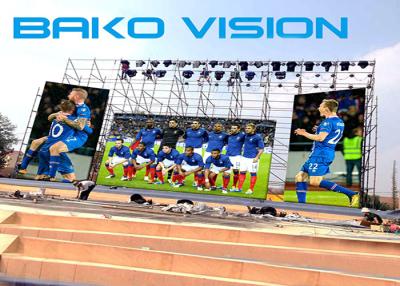 China Van volledige LEIDENE van de Kleuren Flexibele Openluchthuur het Stadiumreclame Vertoningsp4.81 5000 Neten Te koop