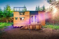 Cina Casa minuscola dell'alpinista con la piattaforma del tetto il migliore airbnb minuscolo delle case nel sistema leggero dell'inquadratura d'acciaio del calibro in vendita